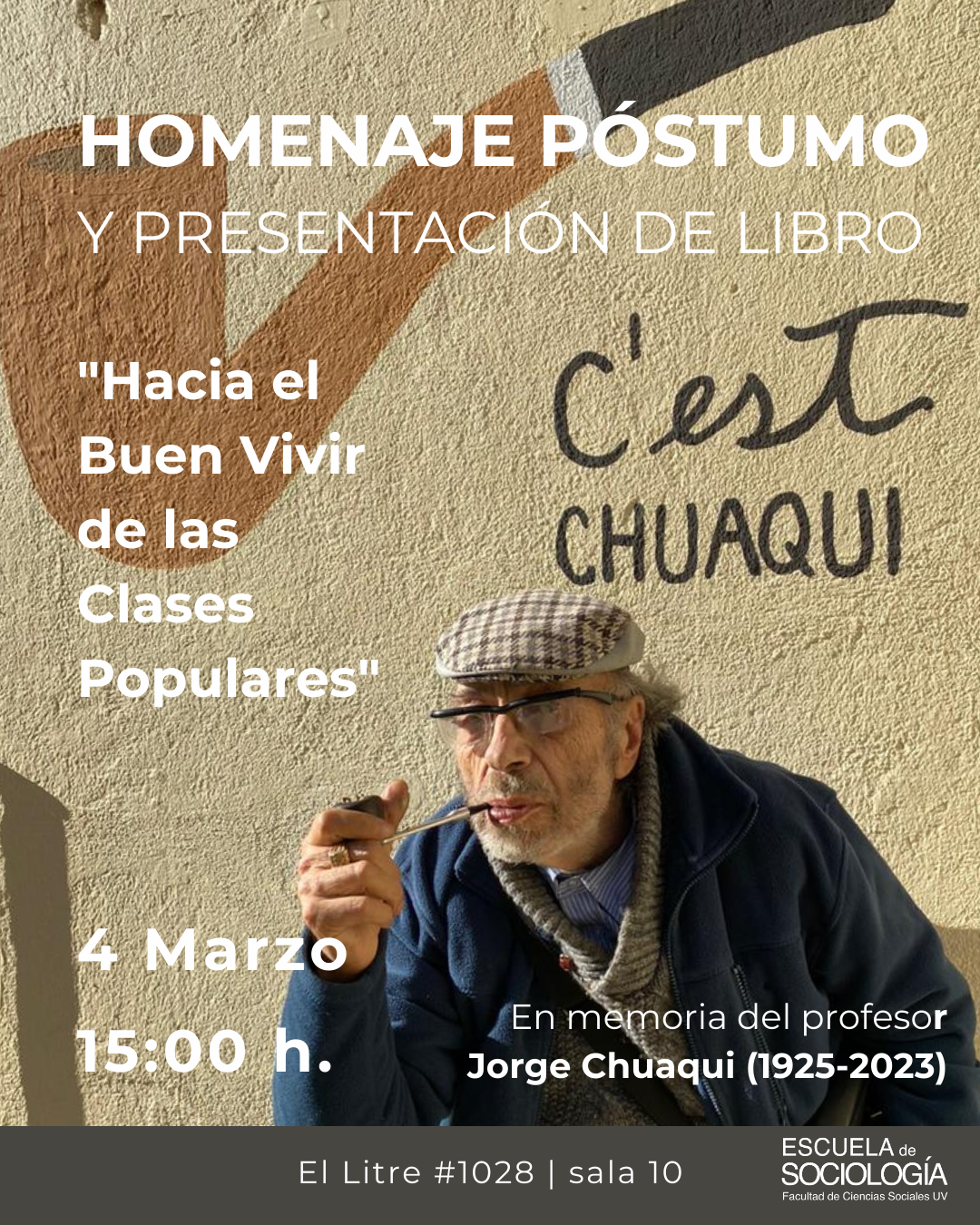 Homenaje póstumo y presentación del libro “Hacia el buen vivir de las clases populares”